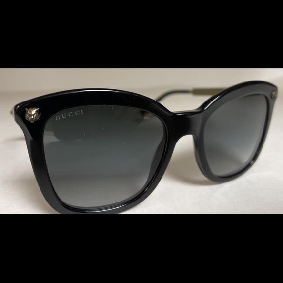 Gucci | Accessories | Gucci Black Bronze Antique Gold Gradient Tiger ...